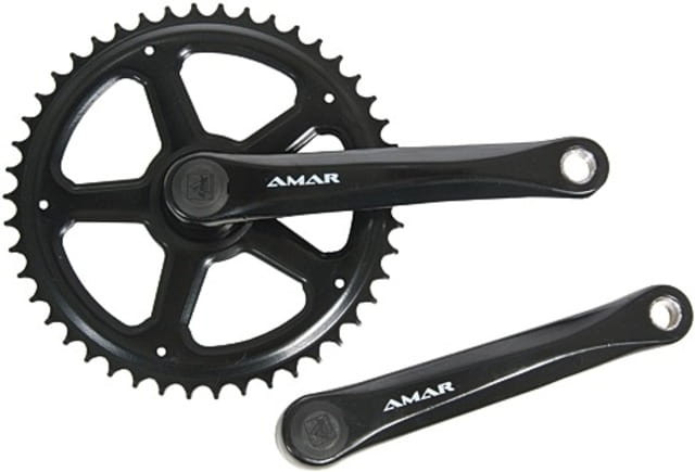 Korby Amar Onyx 44T 170 mm czarne